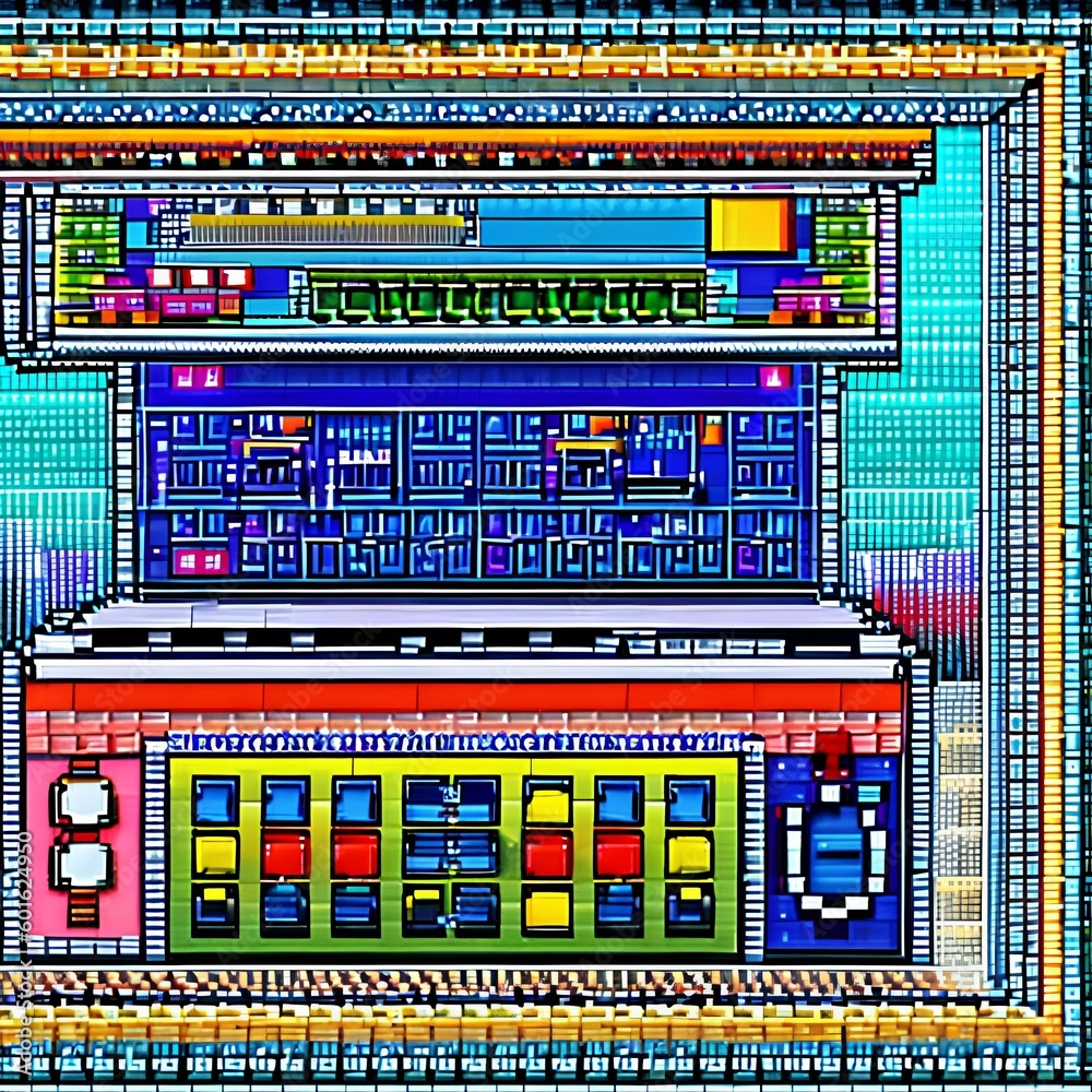 12 Pixelated Retro Arcade Game: A retro and playful background featuring pixelated graphics ...