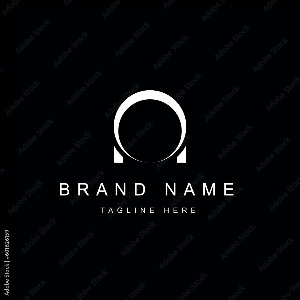 Custom Letter A Circle Logo Design with Vector Format Stock Vector ...