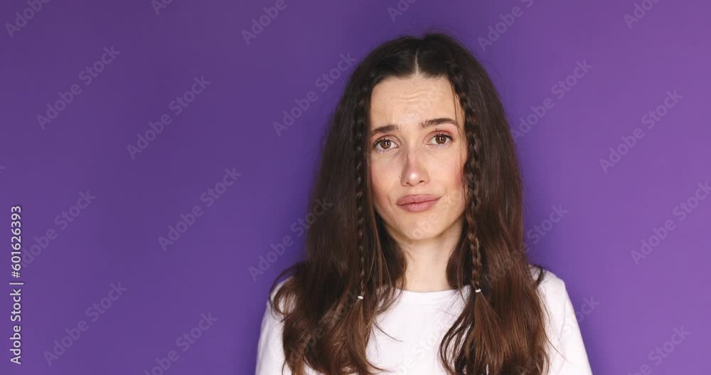 Where is my money? Cunning smart woman asking, having idea about big ...