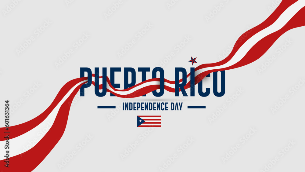 Puerto Rican Day. National happy holiday for independence and freedom ...