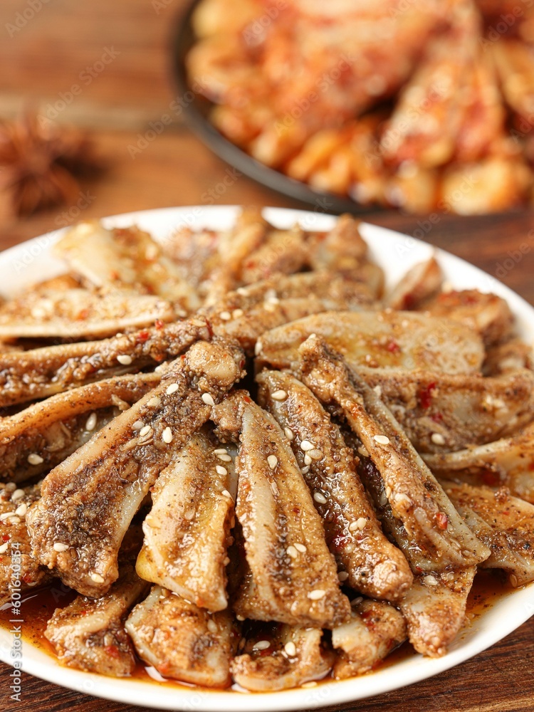 Fresh chicken cartilage,triquetral bone,Spicy dishes, Chinese food ...