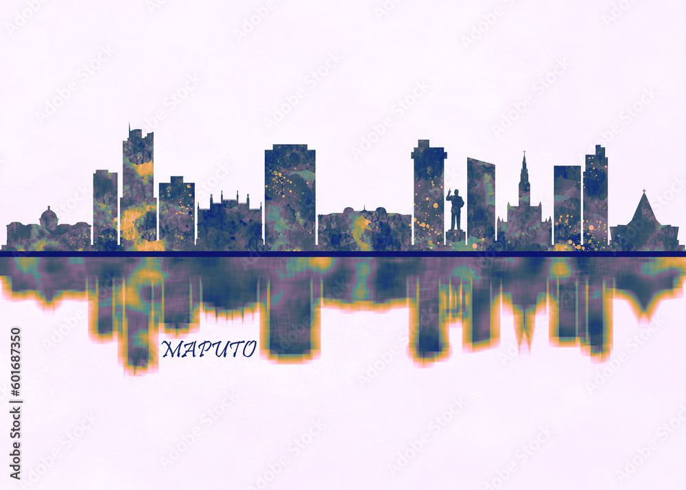 Maputo Skyline. Cityscape Skyscraper Buildings Maputo, Mozambique, city ...