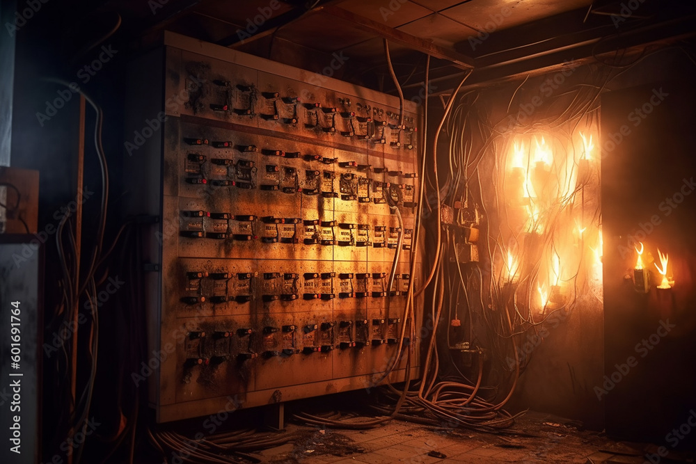 Fires in industrial electrical panels, short circuits and junction ...