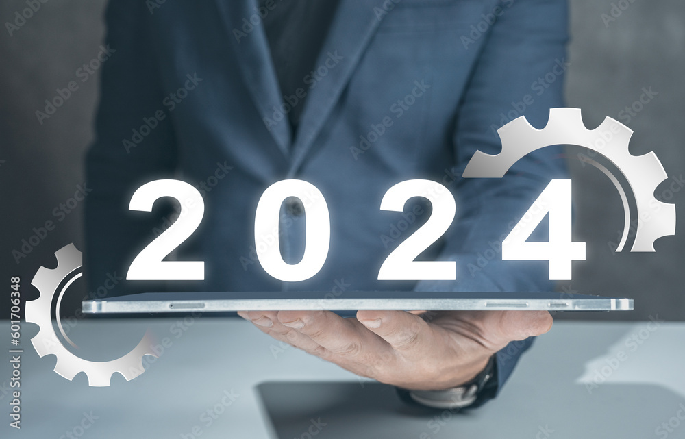 2024 gear icon. Business Process, Team, teamwork, Goal, Target ...
