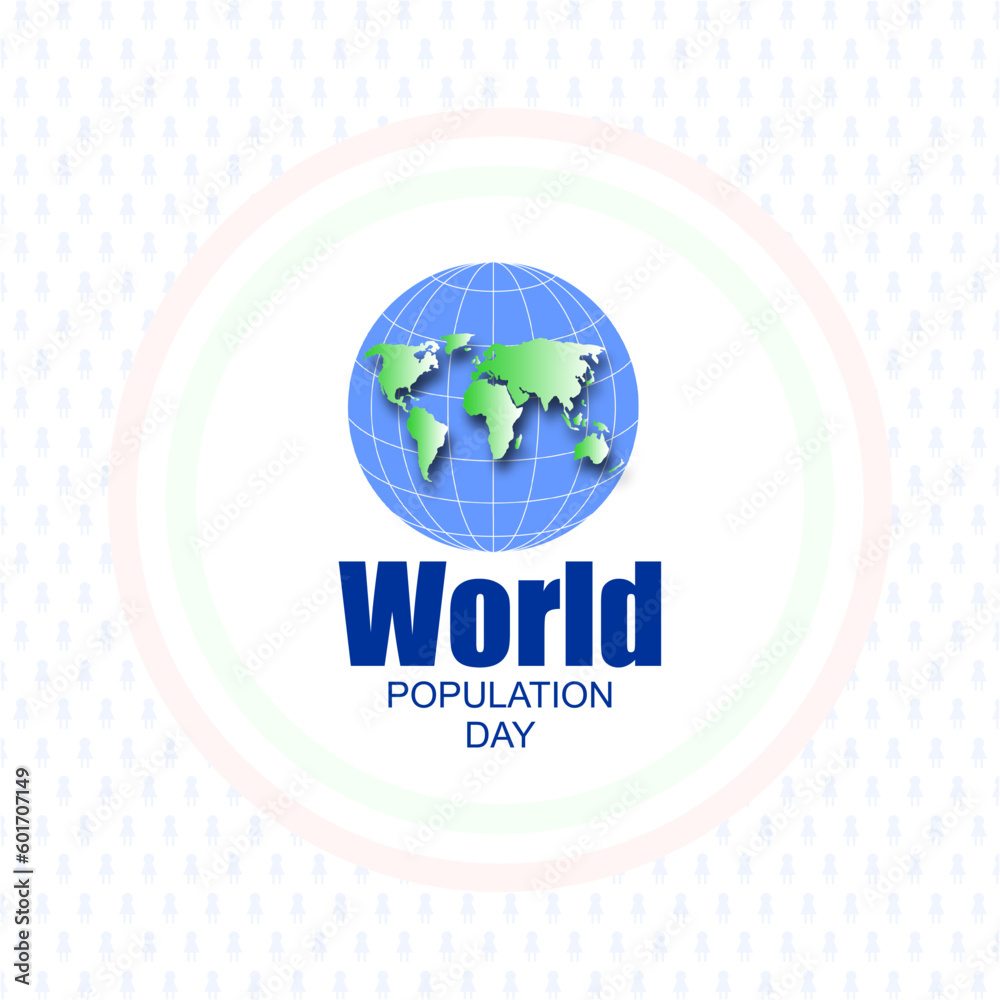 Vektorová grafika „World Population Day, Population day, earth, world ...