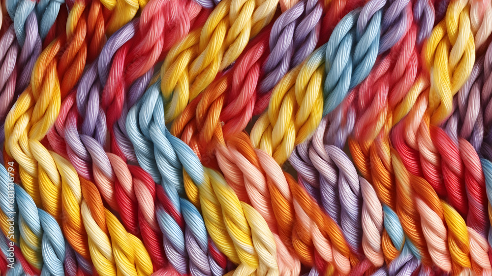 Colorful Gradient Rope Twine Pattern poster web page PPT background ...