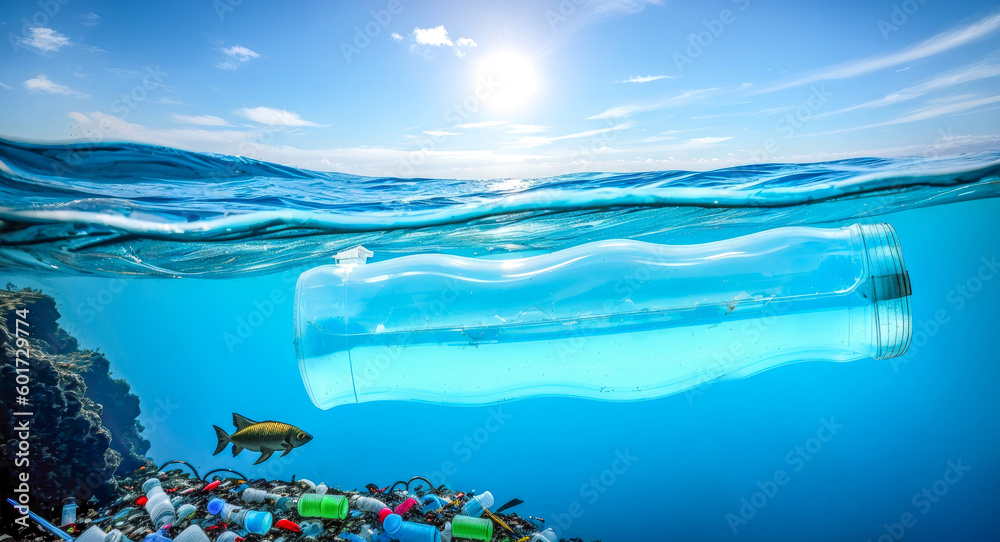 Plastic Pollution In Ocean Plastic Water Bottles Pollution In Ocean