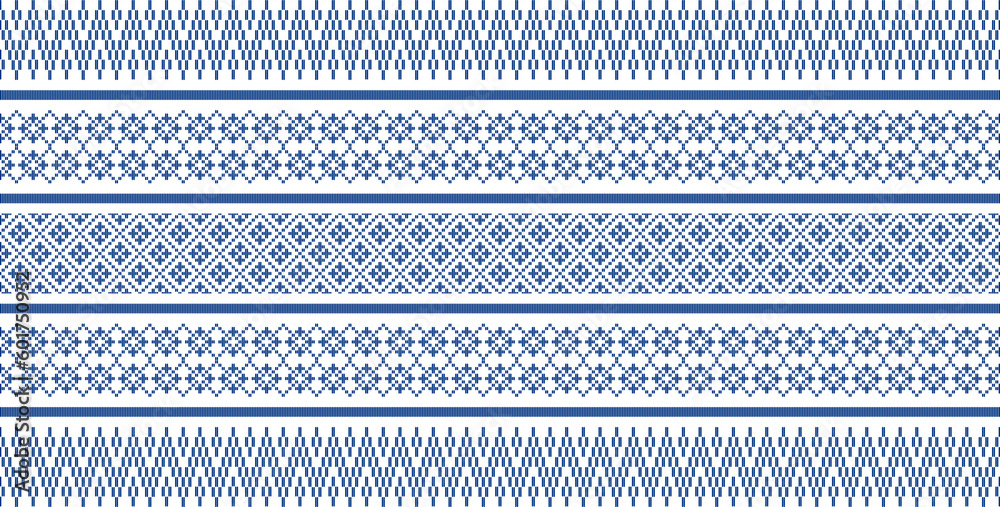 Abstract Thai ethnic weaving pattern imitation motif seamless pattern ...