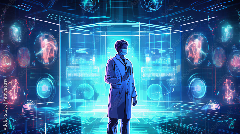 ภาพประกอบสต็อก Unleash the Power of the Future with this Anime ...