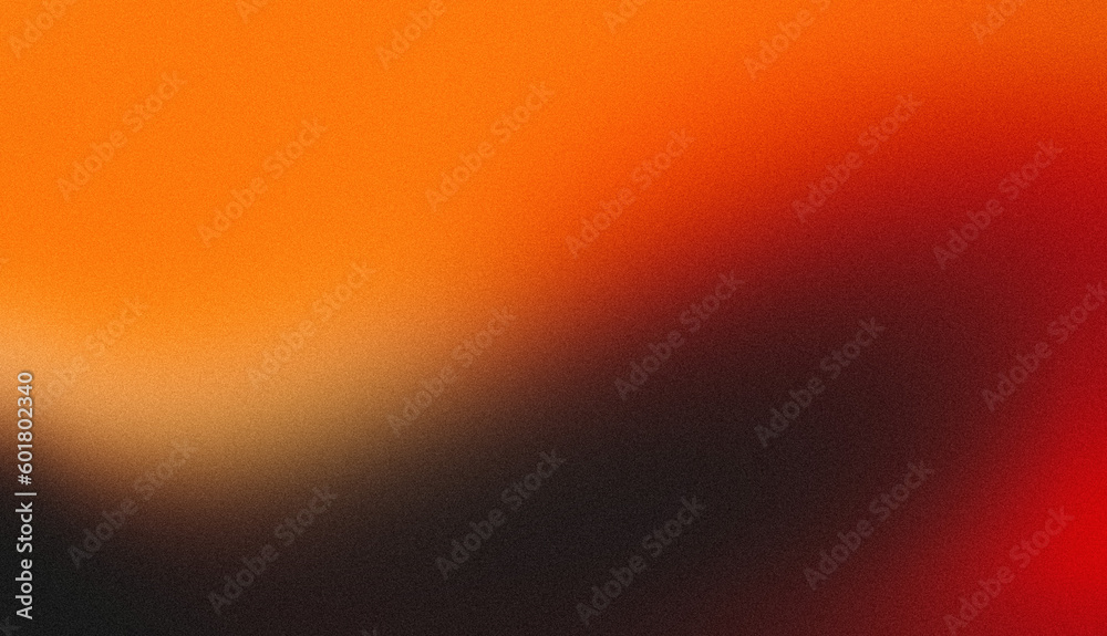 Orange black colors gradient background, grainy texture effect, web ...