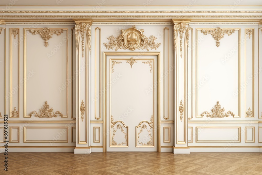 classic and vintage luxury wall backdrop Stock Illustration | Adobe Stock