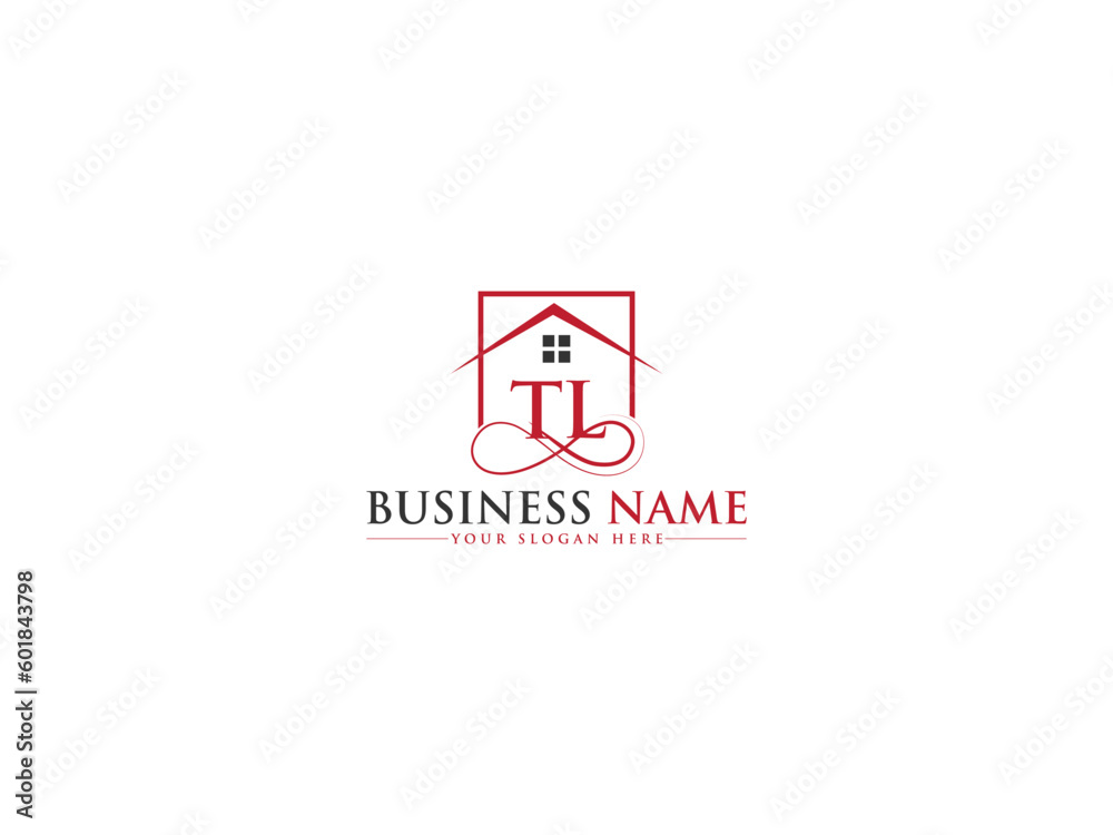 Simple TL Building Logo, Modern Tl lt Logo Letter Vector For Real ...