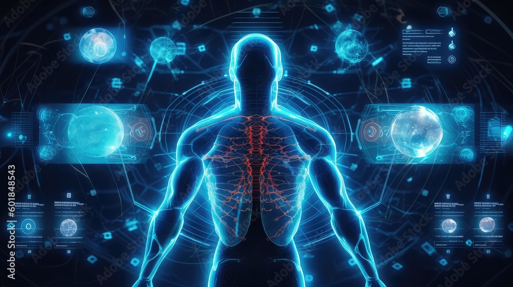 Anatomy of a Human body with artificial intelligence, future of ...