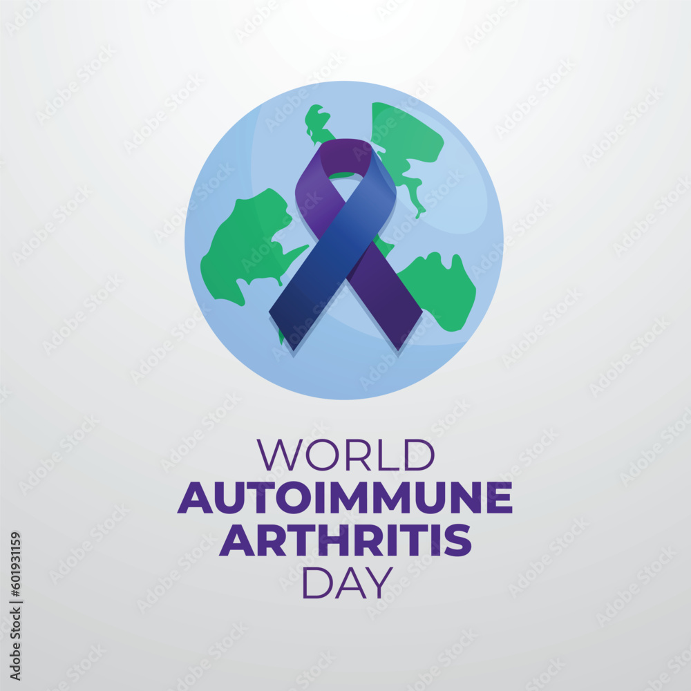 vector graphic of World Autoimmune Autoinflammatory Arthritis Day good ...