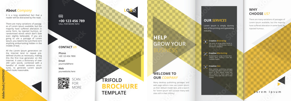Modern Brochure design template New Brochure Design in Adobe ...