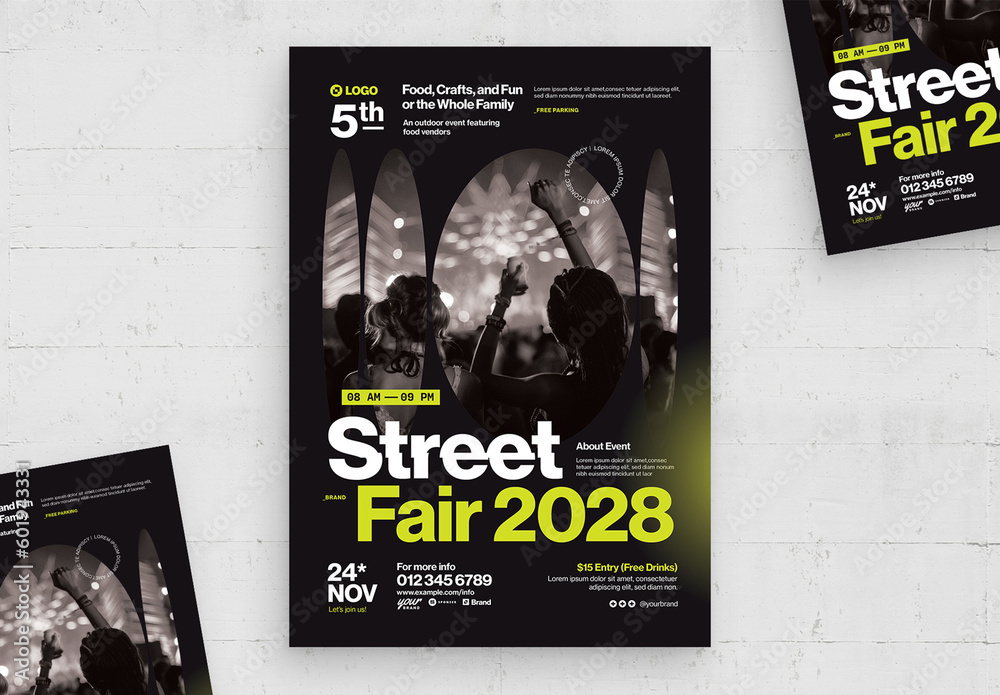 Modern Event Flyer Template Stock Template | Adobe Stock