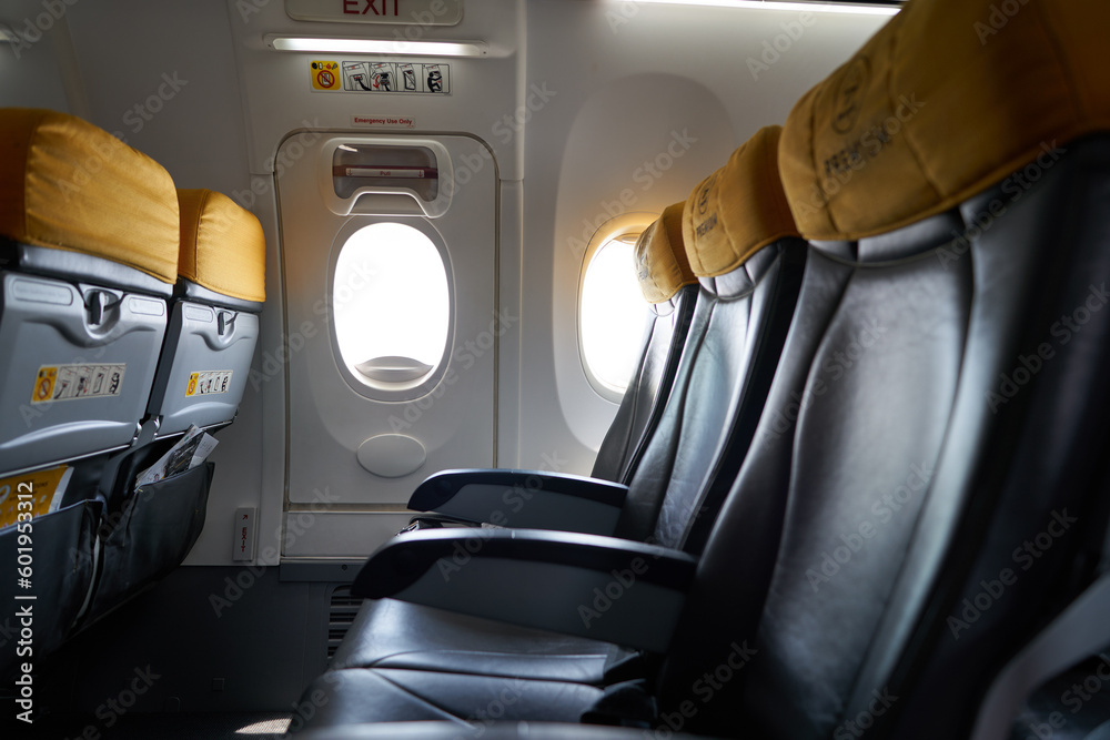 CHIANG MAI, THAILAND - CIRCA APRIL, 2023: emergency exit door in Nok ...