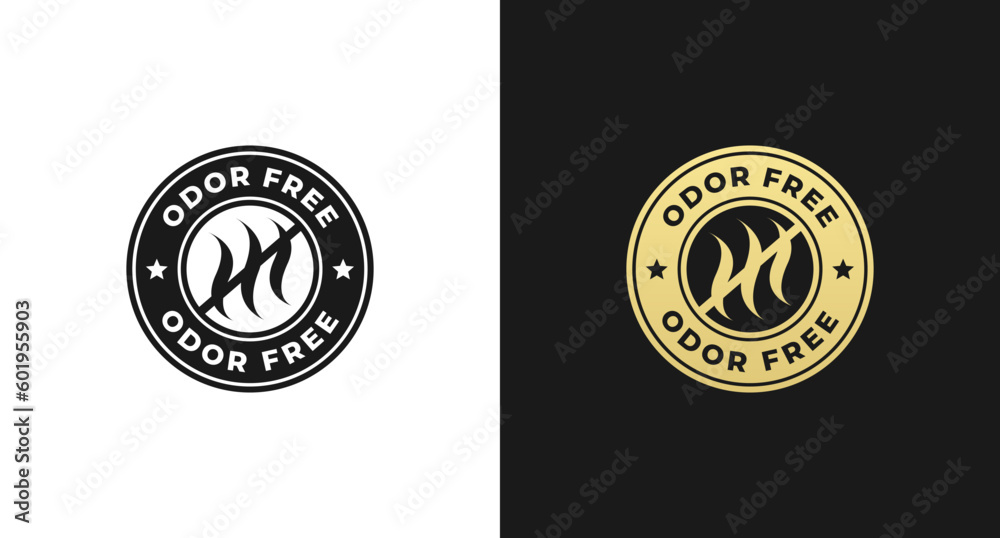 Best Odor free label or odor free stamp vector isolated in flat style ...
