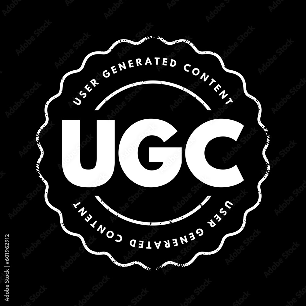 UGC User Generated Content - specific content created by customers and ...