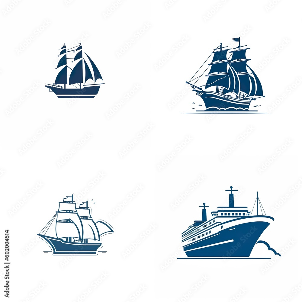 Navigating Simplicity: Minimalistic and Nautical Ship Logo Design Stock ... Navigating Simplicity: Minimalistic and Nautical Ship Logo Design Stock ...