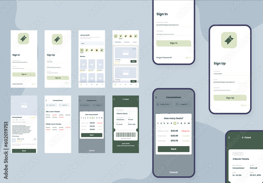 Sign Up, Sign In and Forgot Password, Mobile App Screens. Colorful ... Sign Up, Sign In and Forgot Password, Mobile App Screens. Colorful ...