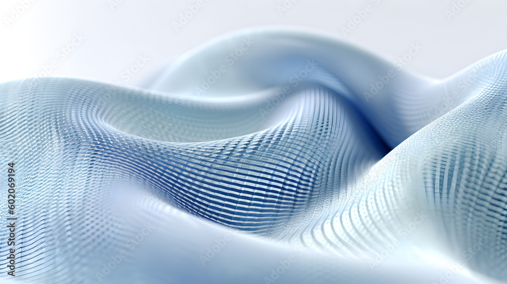 Digital blue and white fabric fiber abstract weaving graphic poster web ...