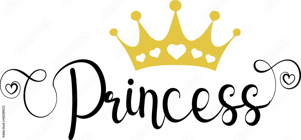 Princess Crown vector files, svg, png, ai, pdf, ready for print ...