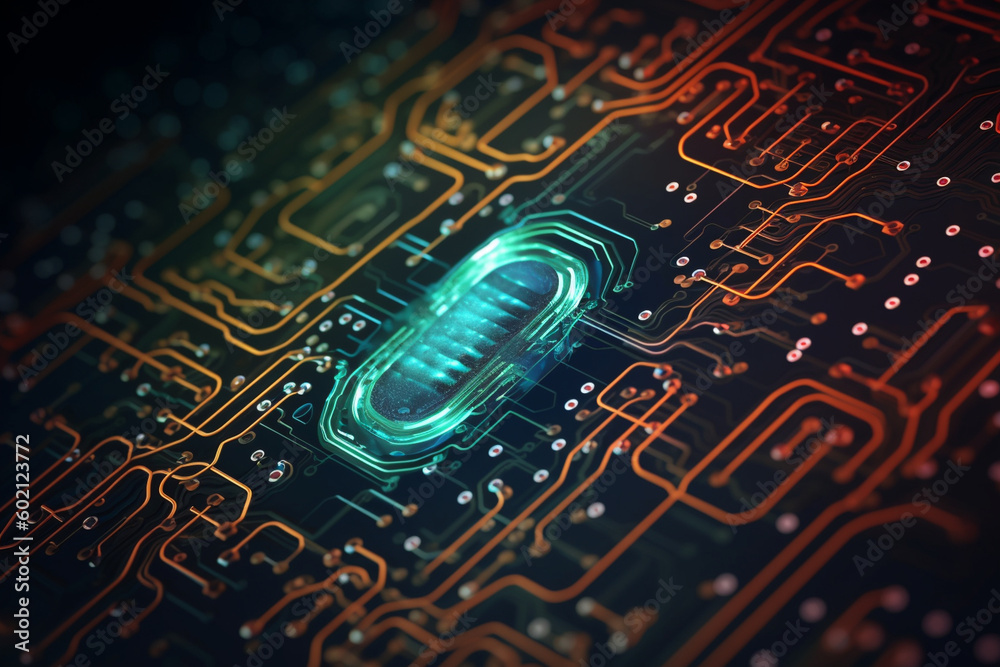 An illustration of bacteria as a model for artificial intelligence and ...