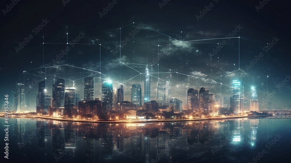 The modern metropolis is characterized by its advanced wireless network ...