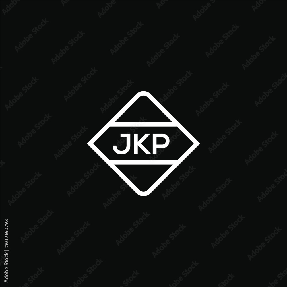 jkp letter design for logo and icon.jkp monogram logo.vector ...