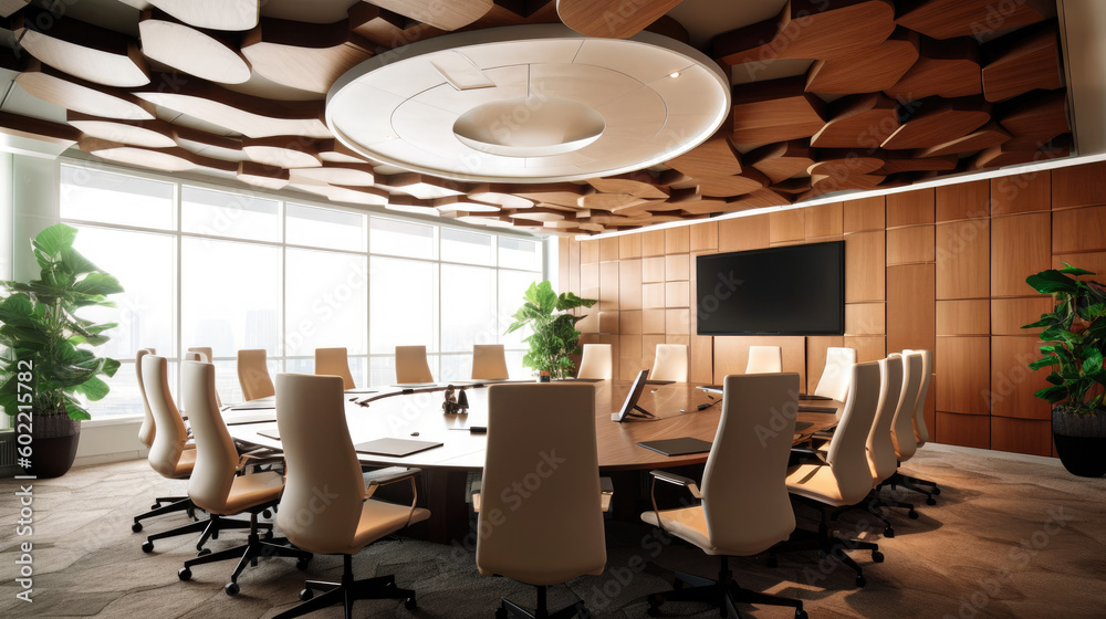 modern co-working spaces, "Innovative Meeting Room" Description ...