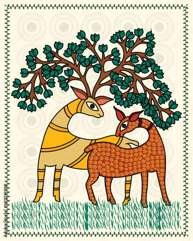 Traditional Indian Art Drawings