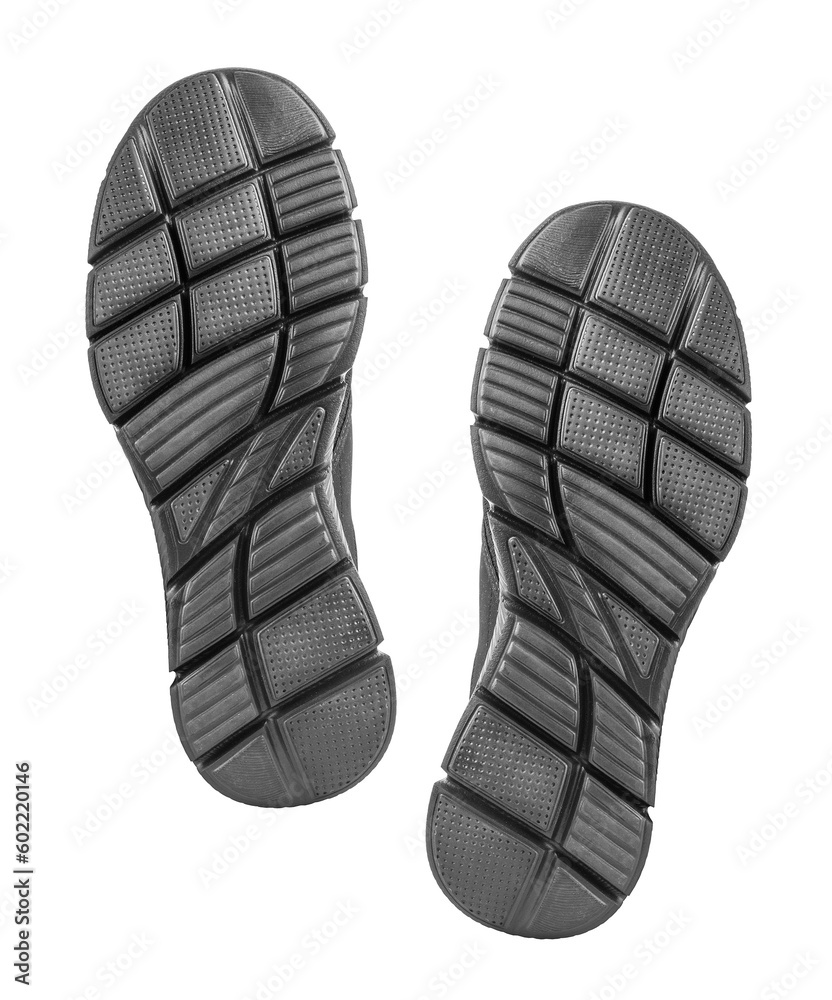Sole of shoes on a transparent background. isolated object. Element for ...