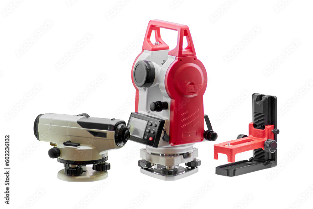 Measuring geodetic instrument for engineering works and topographic ...