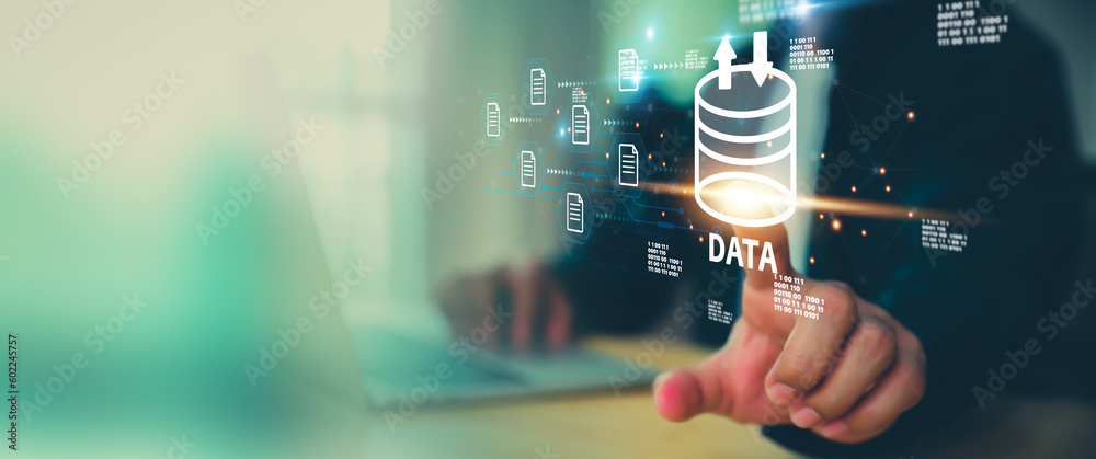 Cloud computing data management technology system for computer network ...