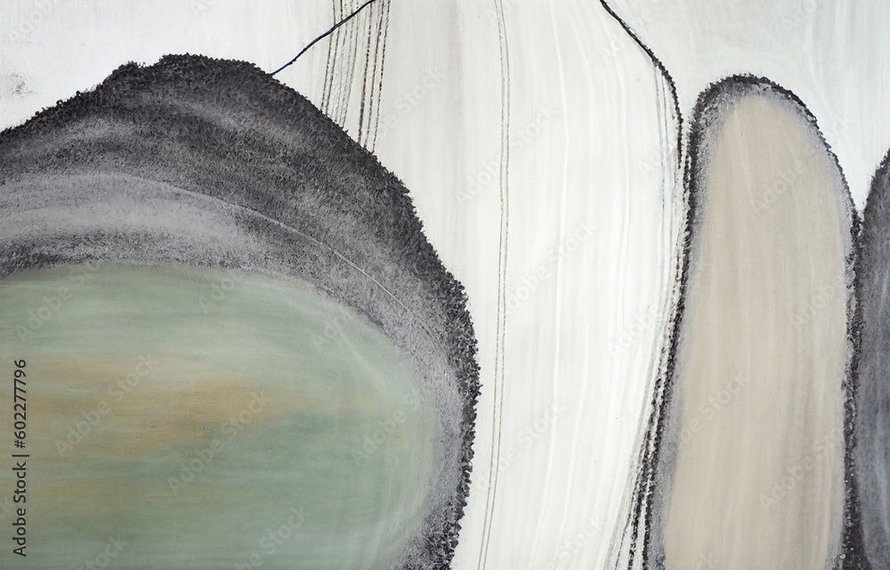 Abstract painting. Geometric background design with rich texture ...