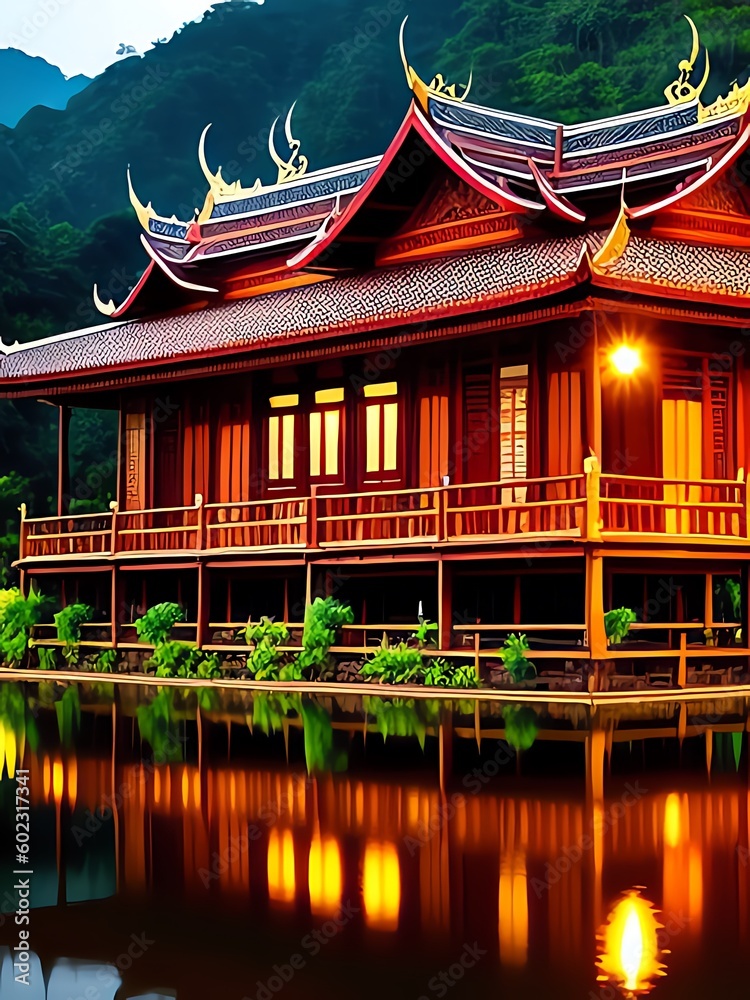 Thai house, thai tradition, Thai culture, Thai, Thai structure, Thai ...