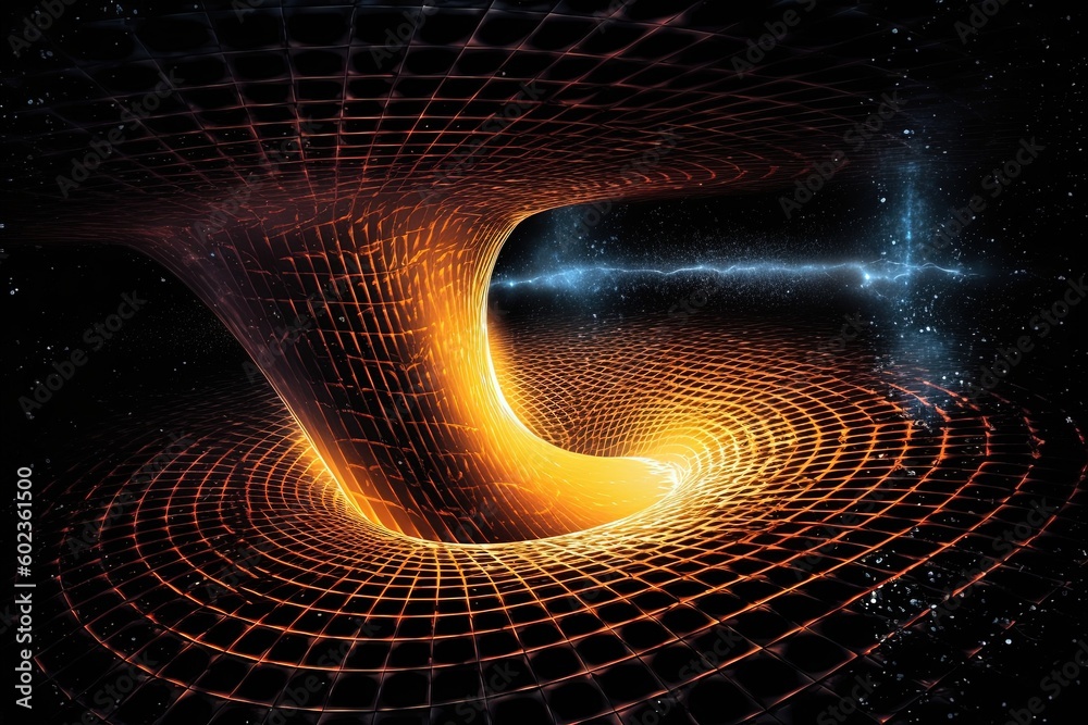 Tunnel or wormhole, tunnel that can connect one universe with another ...
