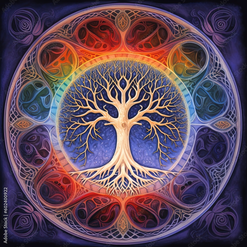 Chakra tree of life, 3rd eye, chakra healing, sacred geometry of the ...