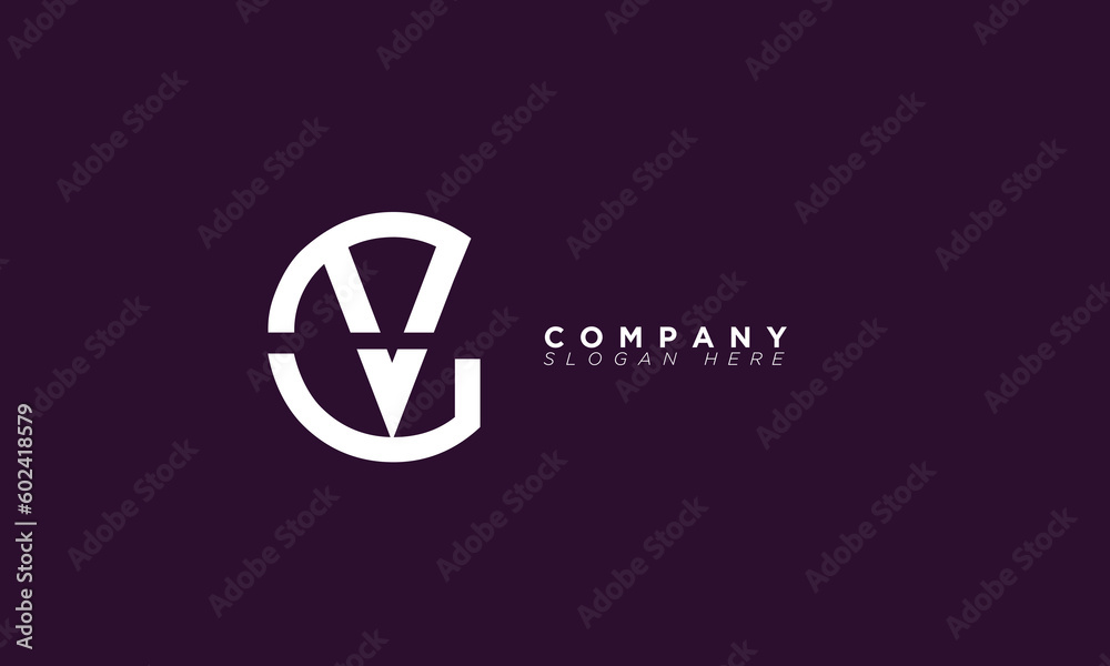 VG Alphabet letters Initials Monogram logo GV, V and G Stock Vector ...