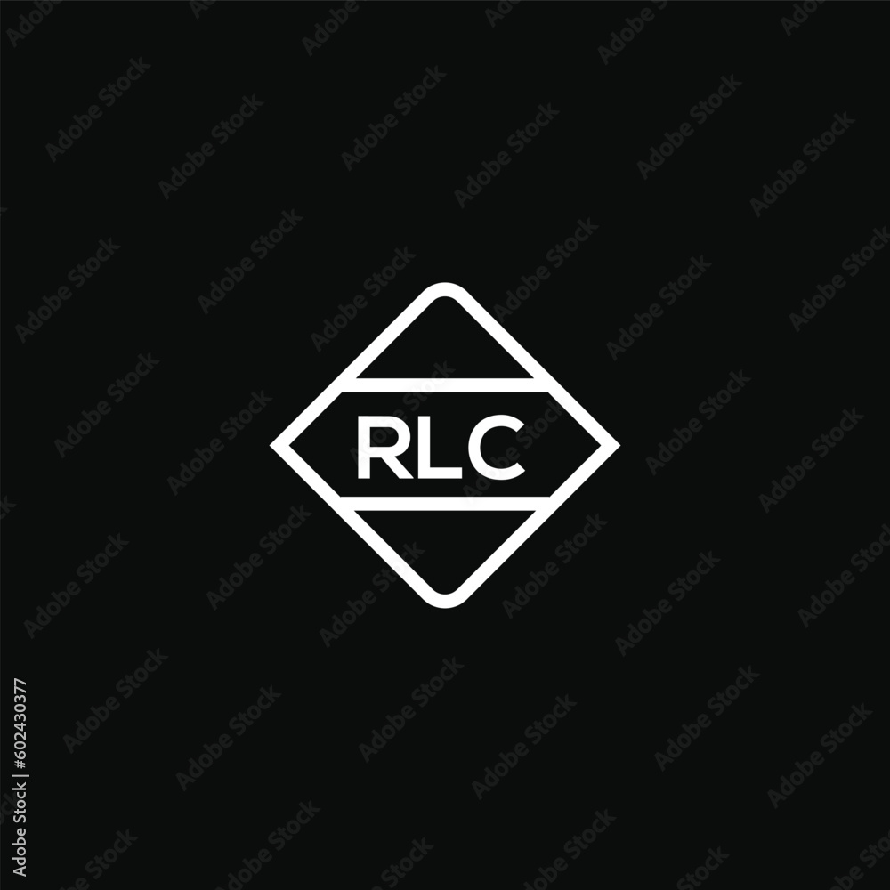 RLC letter design for logo and icon.RLC monogram logo.vector ...