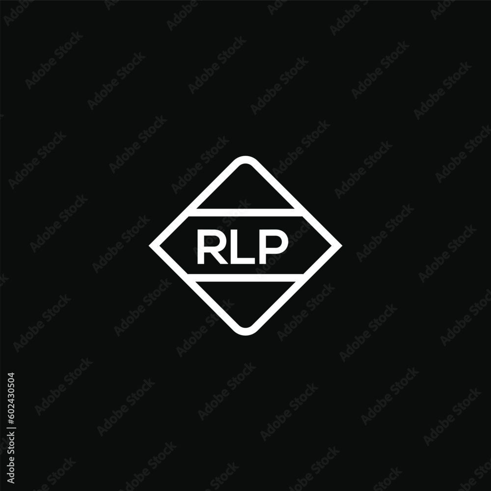 RLP letter design for logo and icon.RLP monogram logo.vector ...