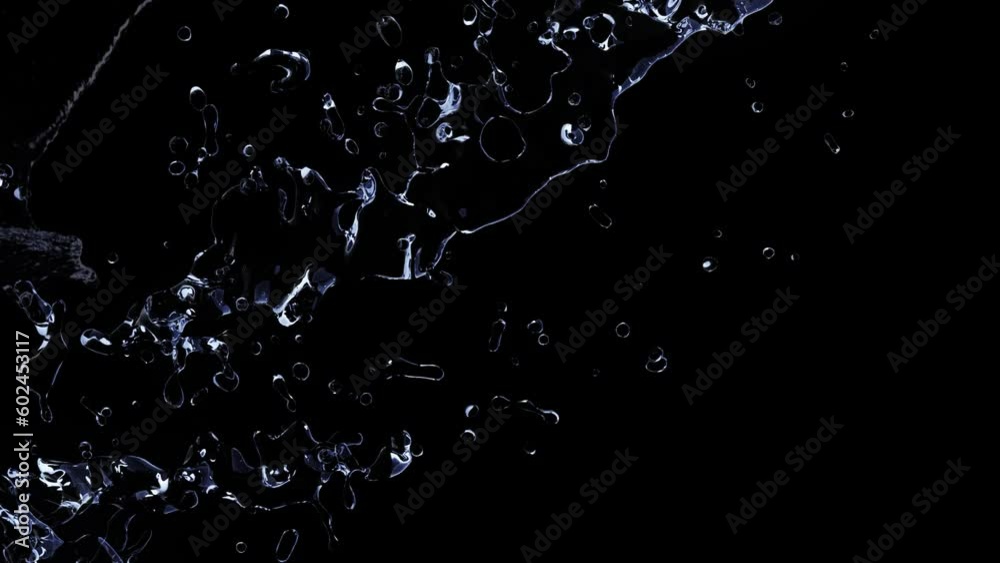 Simple Water Whirlpool Transitions Cartoon Animation Hand Drawn. Black ...