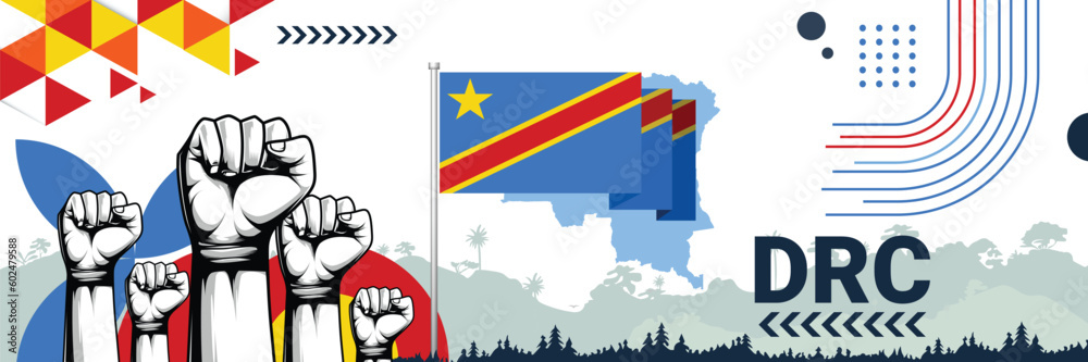 Celebrate DRC independence in style with bold and iconic flag colors ...