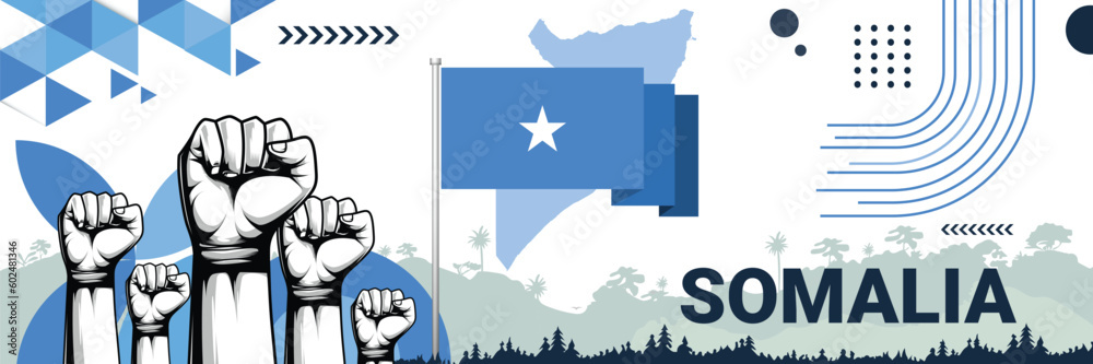 Celebrate Somalia independence in style with bold and iconic flag ...