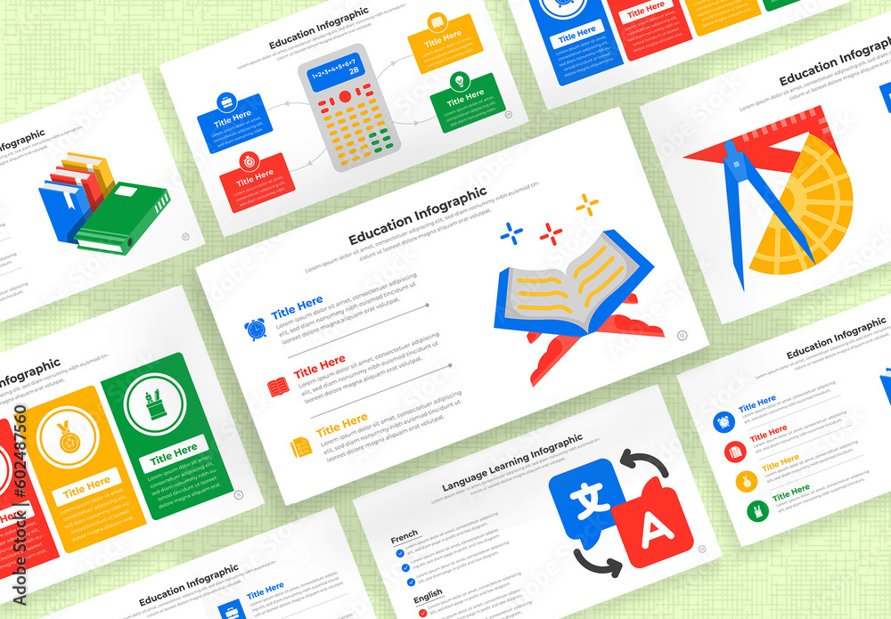 Education Learning Infographic Chart Stock Template | Adobe Stock