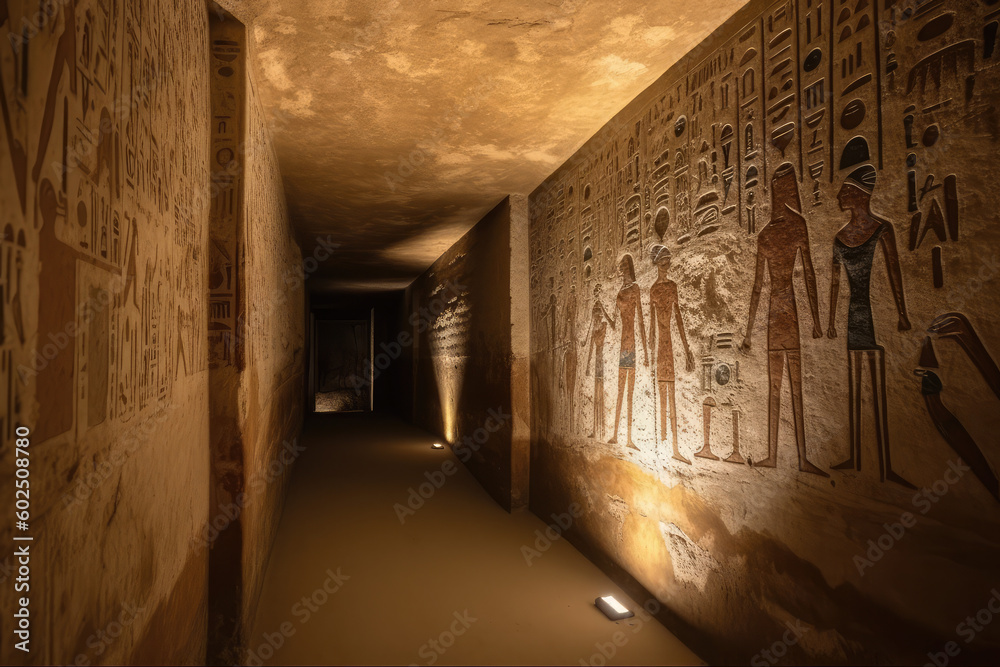 Inside the secret tombs of Egyptian Pharaohs. Inaccessible to the public Egypt pyramid interiors ...