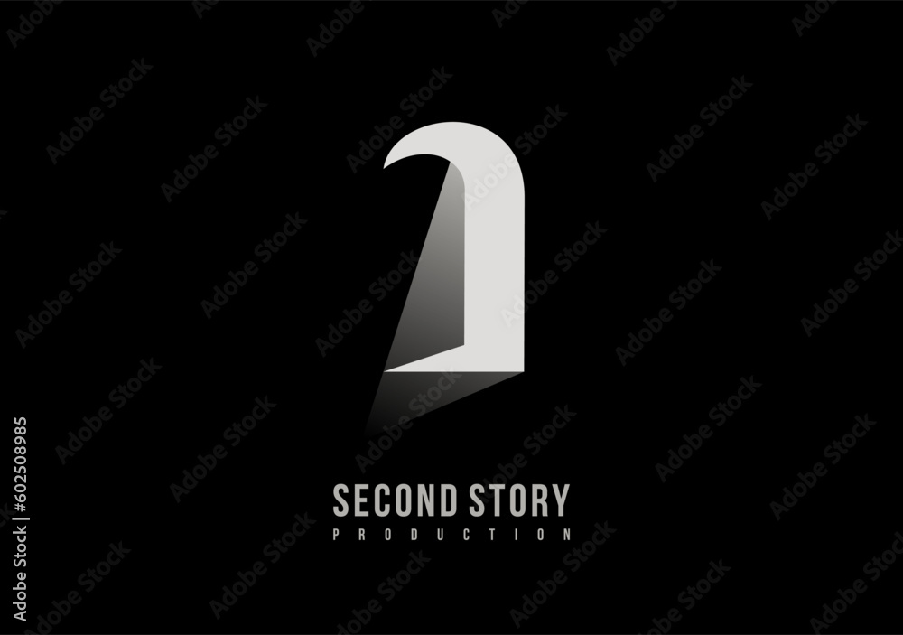 cinematic logo design for a film production with second story sense and ...