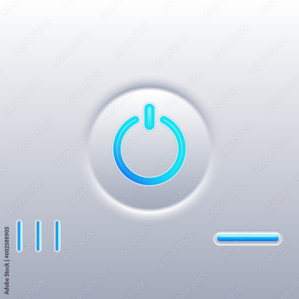 High tech switch button technology background It is a switch button ...