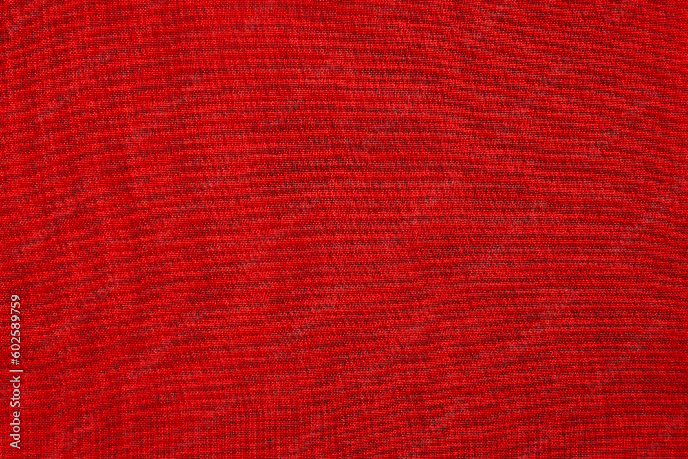 Dark red linen fabric cloth texture for background, natural textile ...